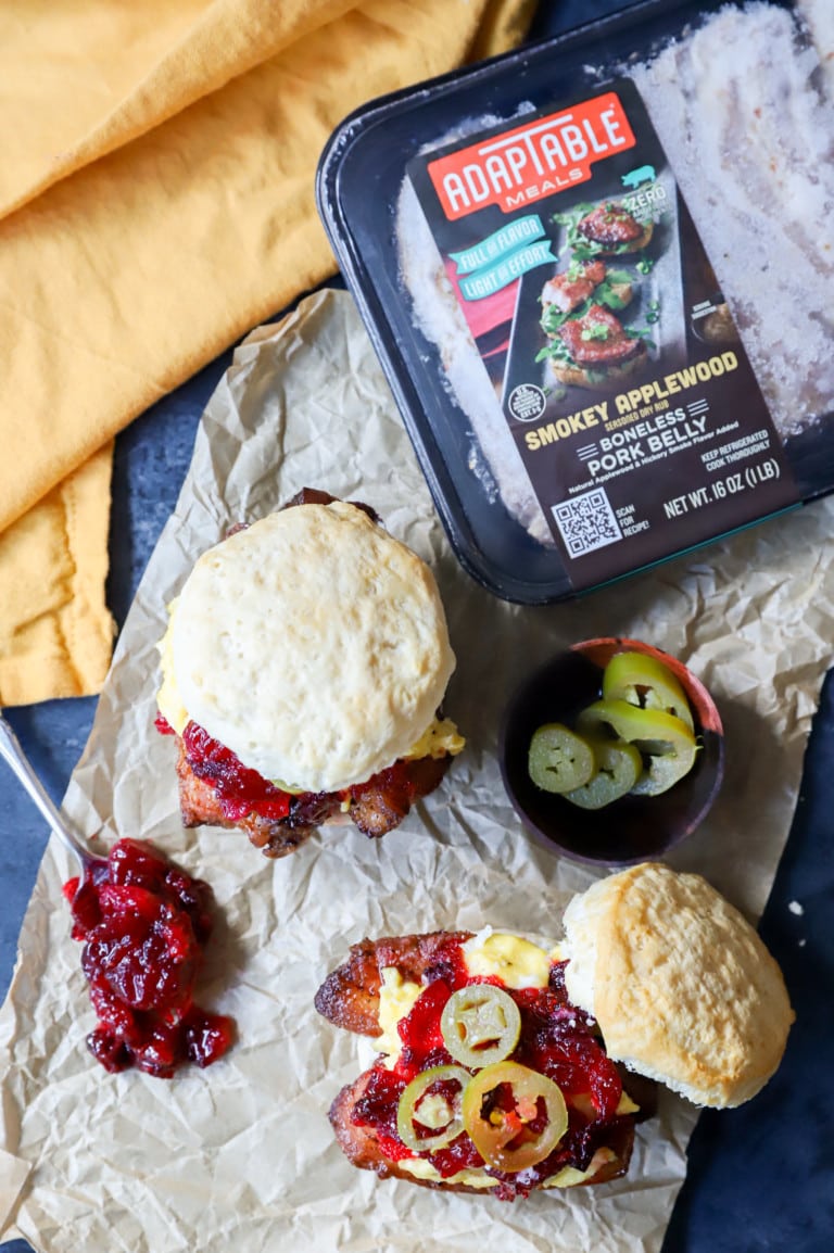 Pork Belly Breakfast Sandwich | Cake 'n Knife