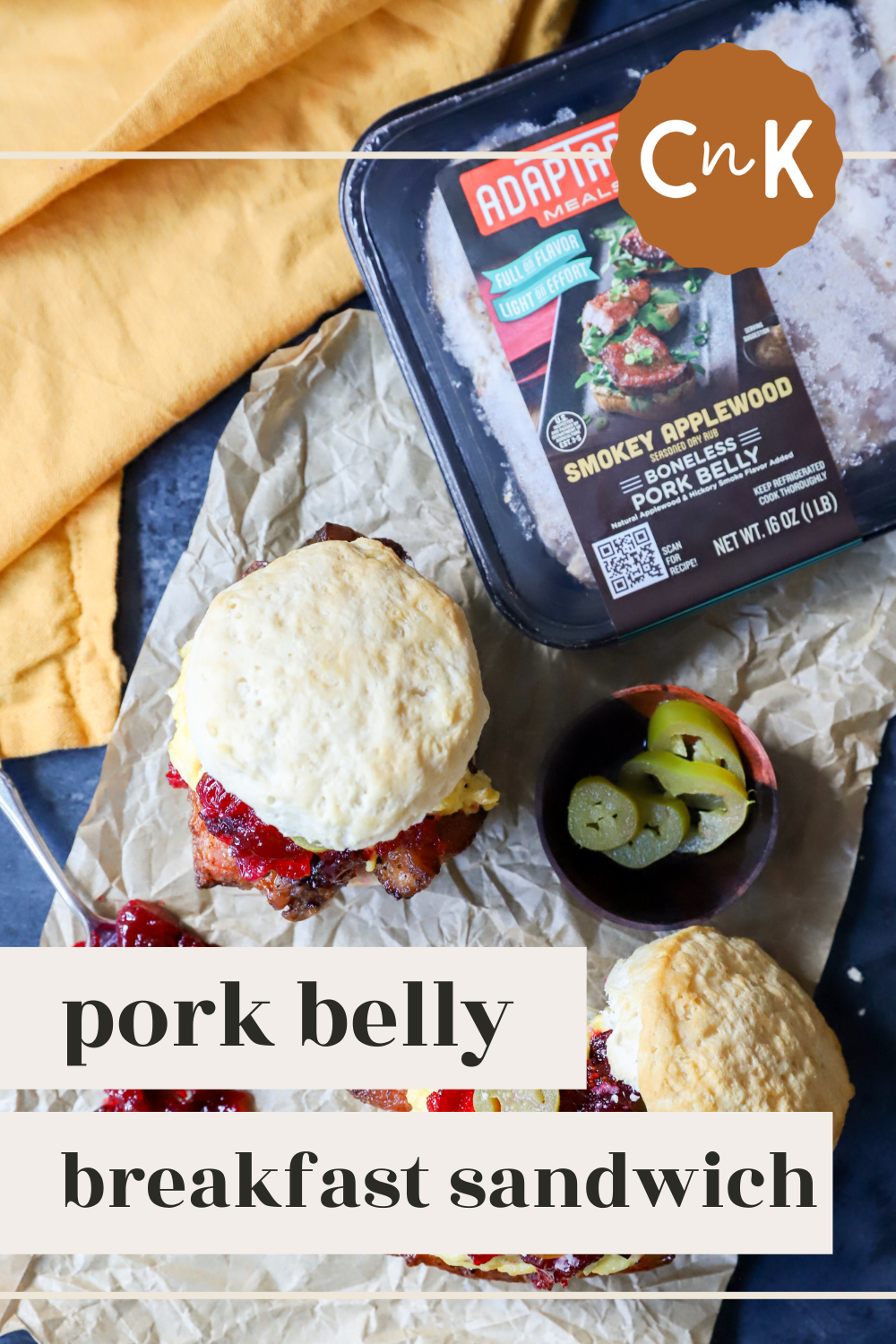 Pork Belly Breakfast Sandwich | Cake 'n Knife