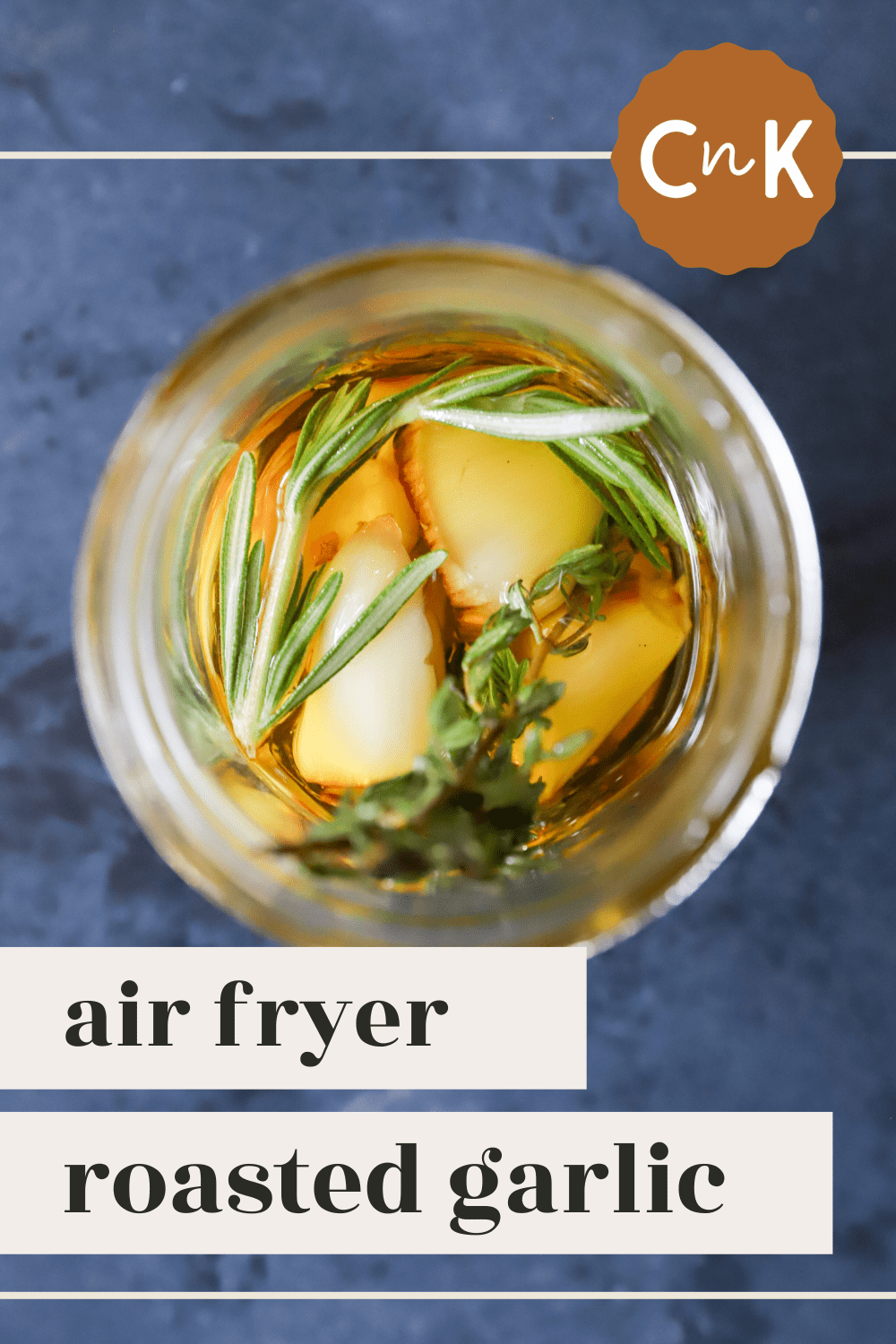 Air Fryer Roasted Garlic | Cake 'n Knife