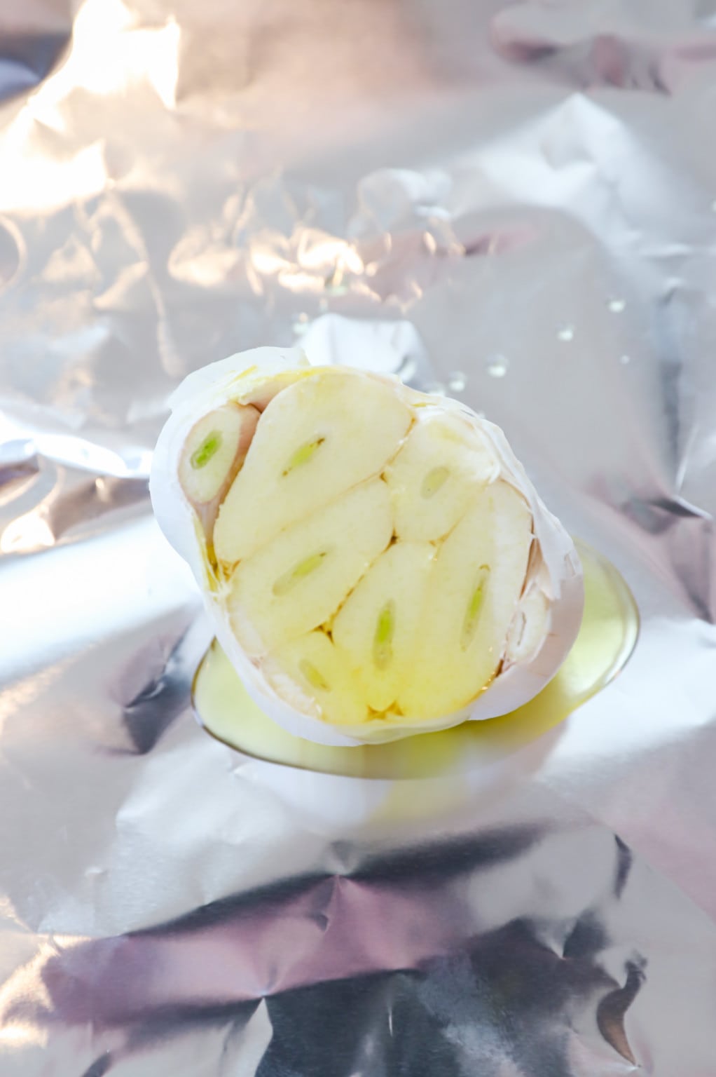 Air Fryer Roasted Garlic | Cake 'n Knife