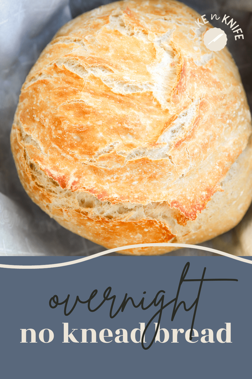 The Easiest No Knead Overnight Bread | Cake 'n Knife
