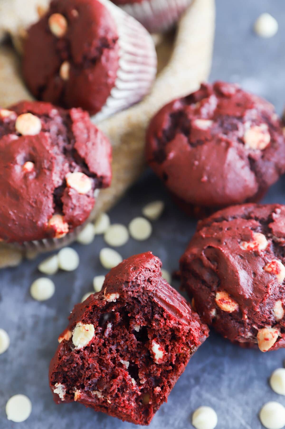 Red Velvet Muffins | Cake 'n Knife