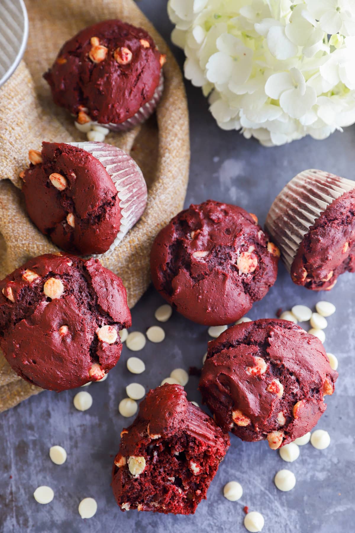 Red Velvet Muffins | Cake 'n Knife