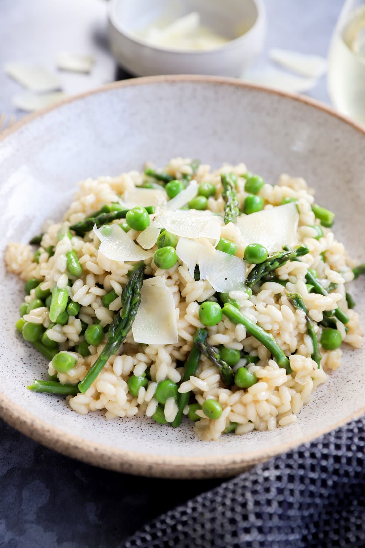 Easy Risotto with Asparagus and Peas | Cake 'n Knife
