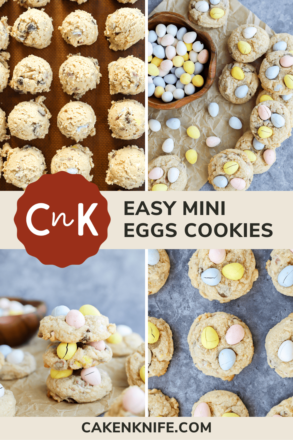 Mini Eggs Cookies | Cake 'n Knife