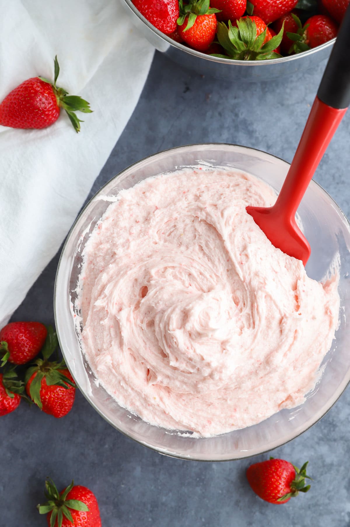 Perfectly Creamy Strawberry Buttercream Frosting | Cake 'n Knife