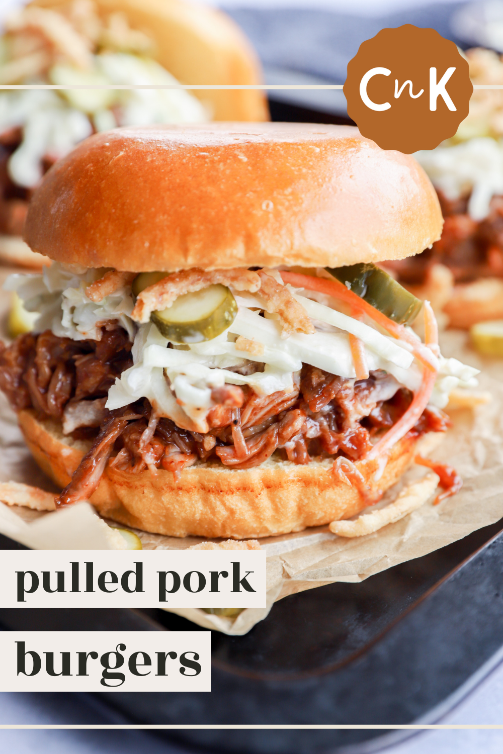 Pulled Pork Burger | Cake 'n Knife