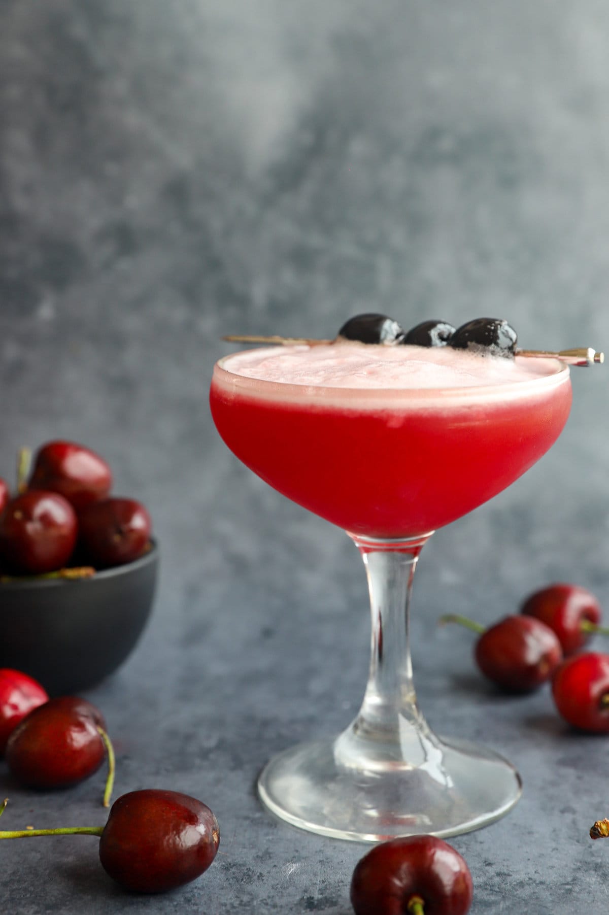 Cherry Vodka Sour | Cake 'n Knife