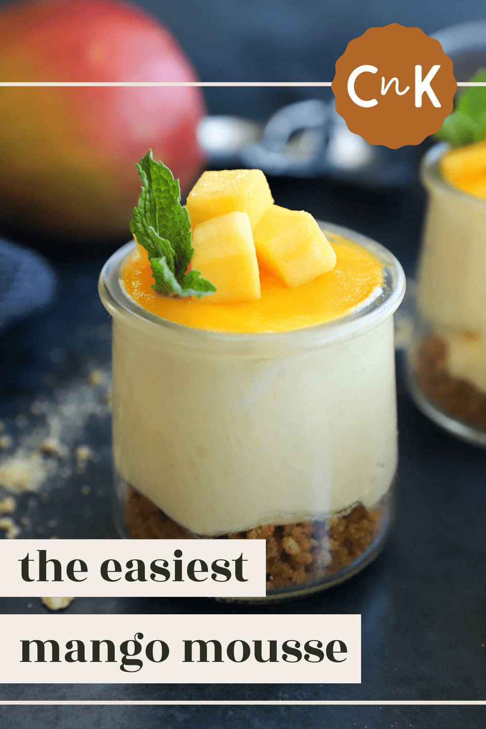 Easy Creamy Mango Mousse Recipe | Cake 'n Knife