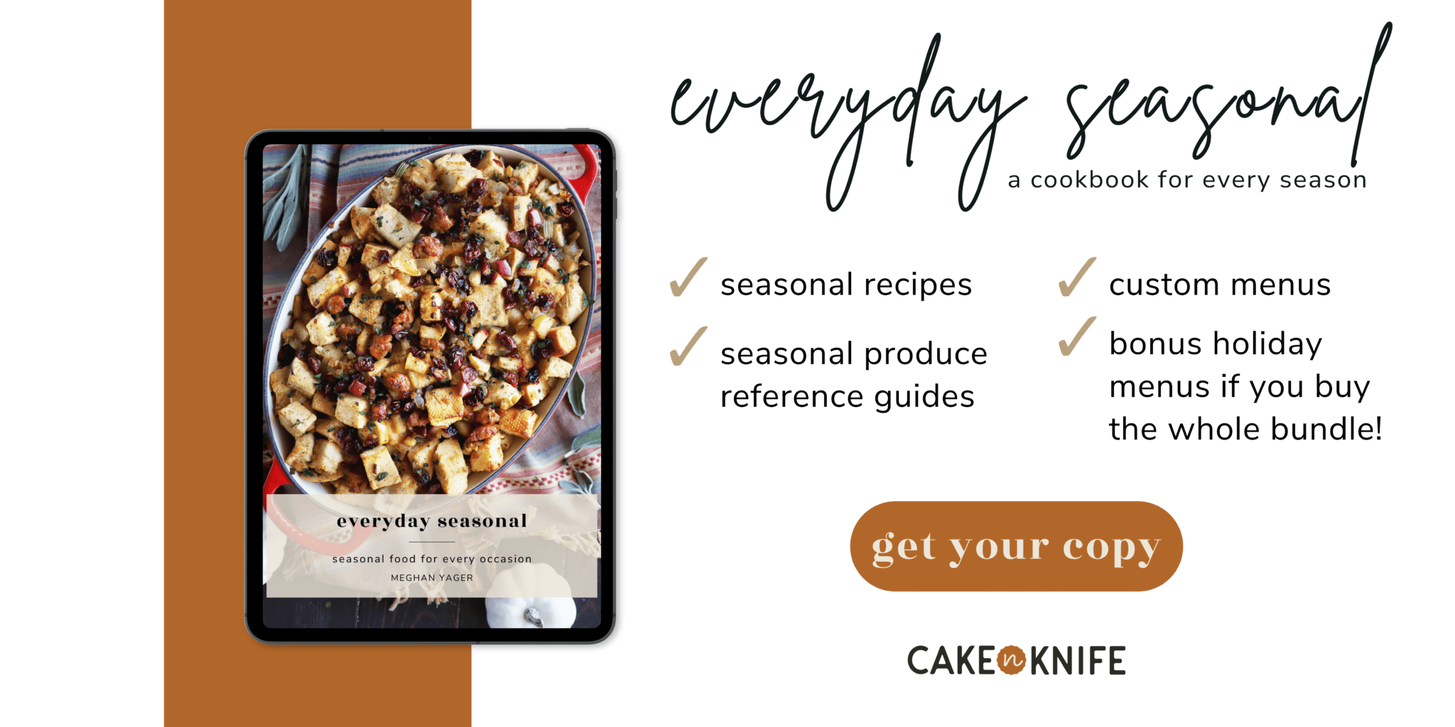 everyday seasonal: a seasonal cooking cookbook | Cake 'n Knife