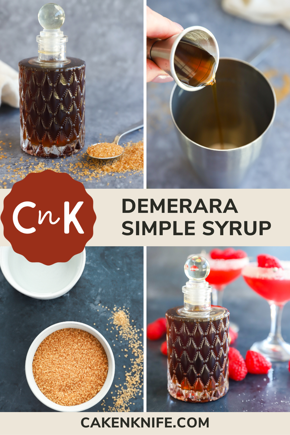 Demerara Simple Syrup | Cake 'n Knife