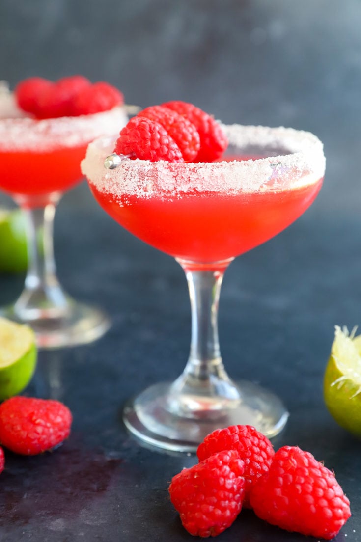 Easy Raspberry Daiquiri | Cake 'n Knife