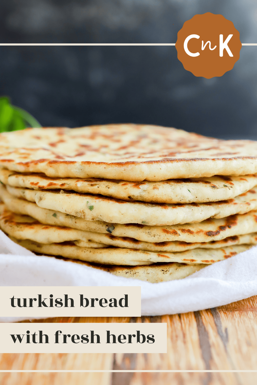 Easy Turkish Bread (Bazlama) | Cake 'n Knife