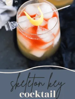 Skeleton Key Halloween Cocktail | Cake 'n Knife