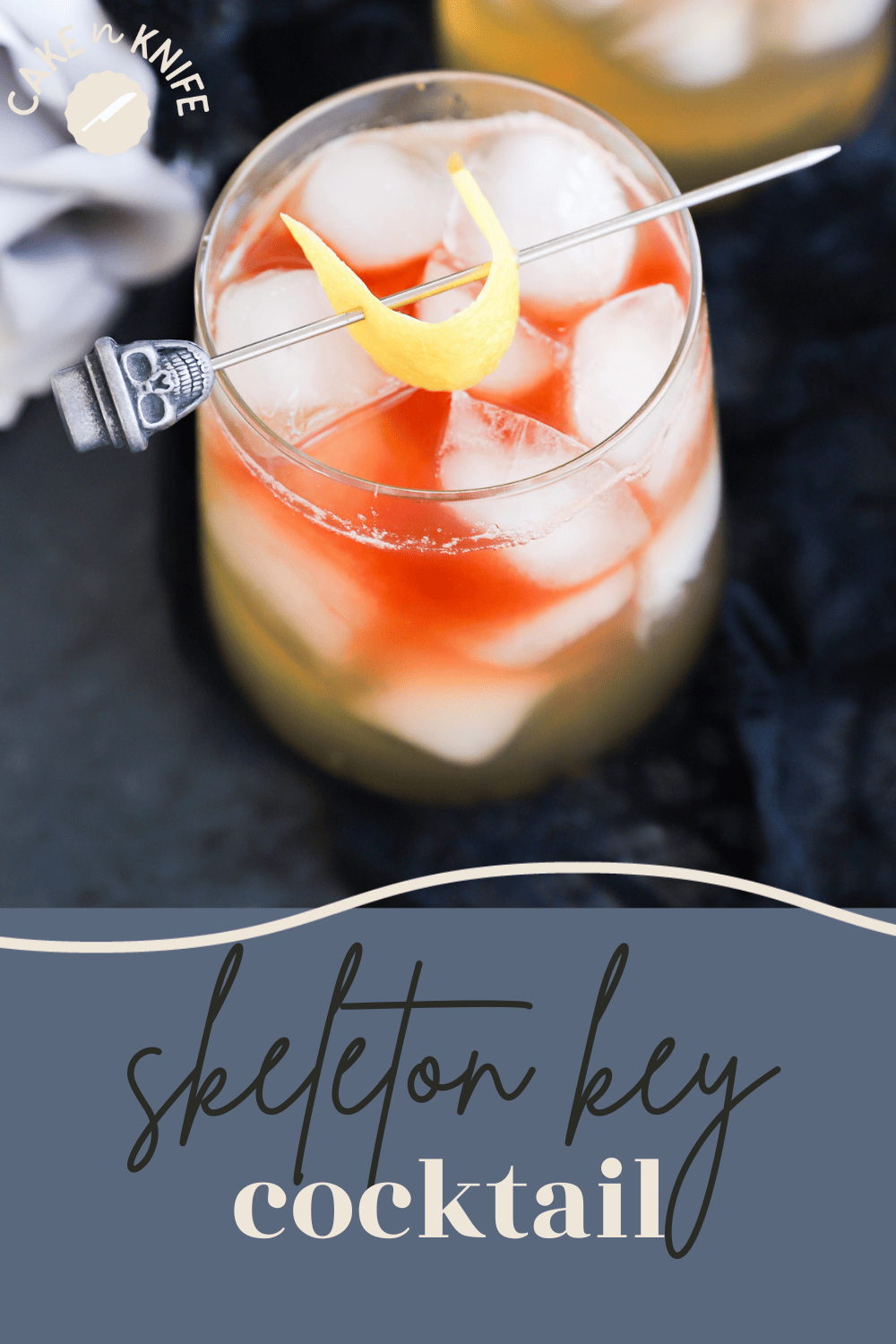 Skeleton Key Halloween Cocktail | Cake 'n Knife