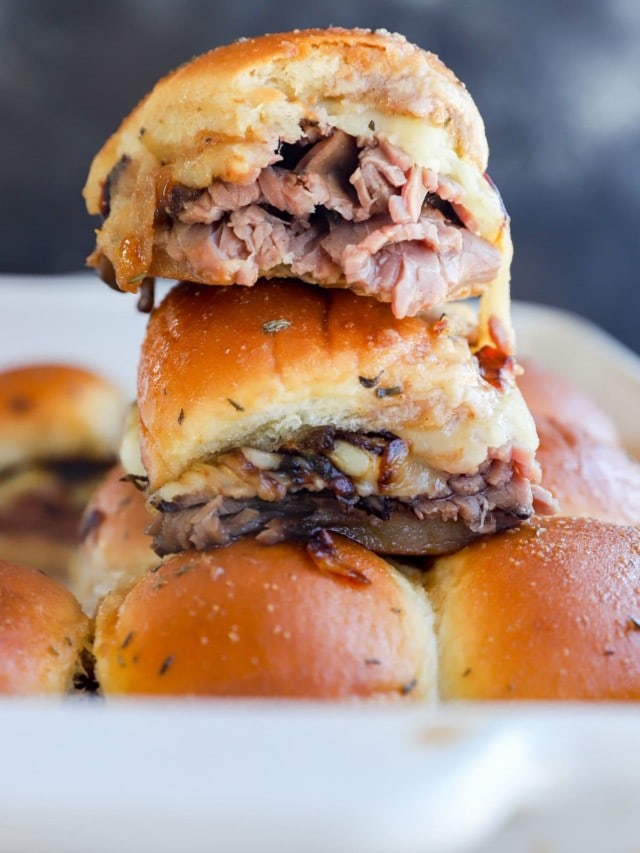 roast beef sliders | Cake 'n Knife