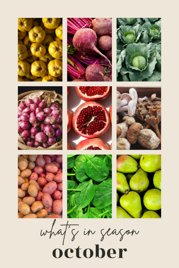 What's in Season in October (Produce Guide) | Cake 'n Knife