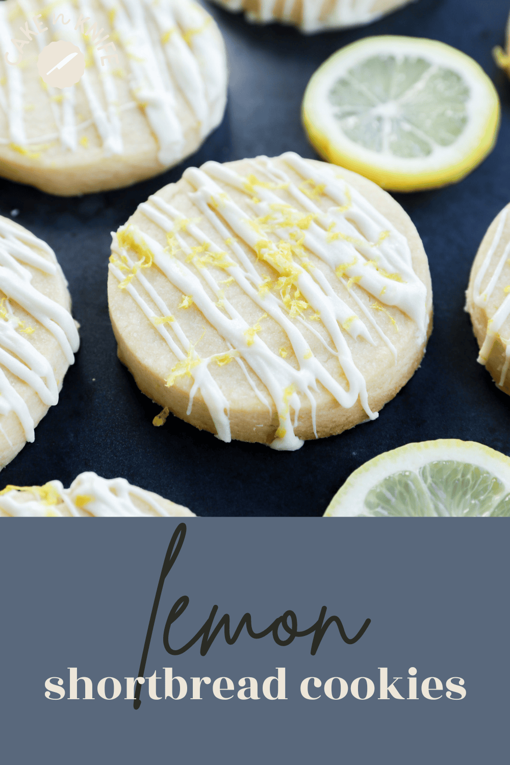 Lemon Shortbread Cookies | Cake 'n Knife