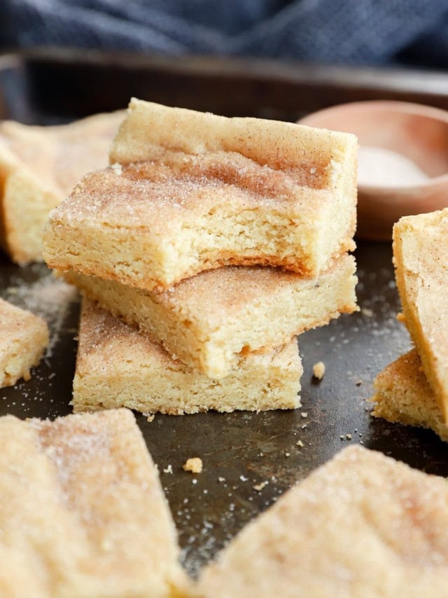 snickerdoodle bars | Cake 'n Knife