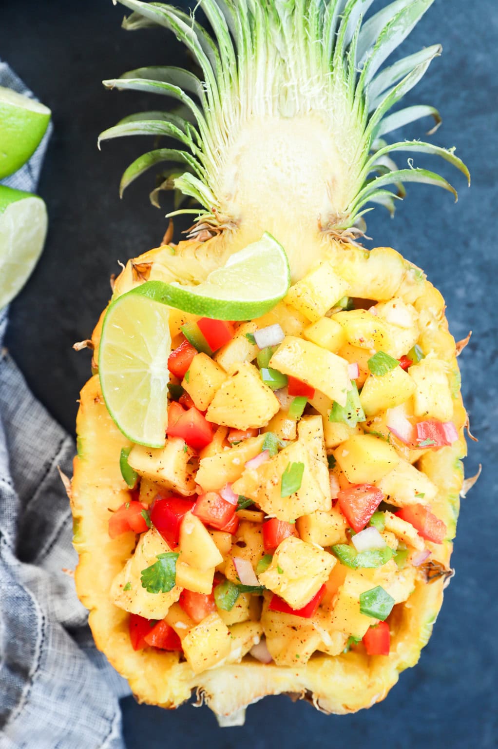 The Easiest Pineapple Mango Salsa Recipe | Cake 'n Knife