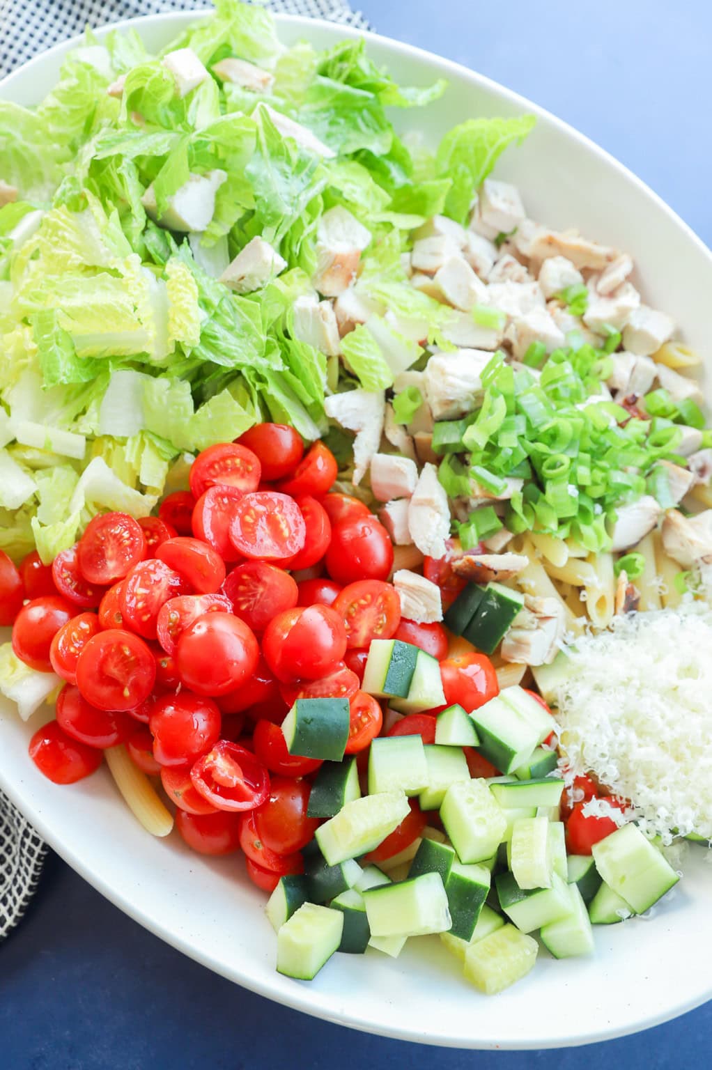 Chicken Caesar Pasta Salad | Cake 'n Knife