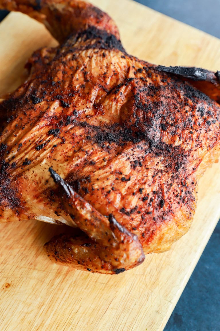 How to Make a Grilled Full Chicken (With Crispy Skin!) | Cake 'n Knife