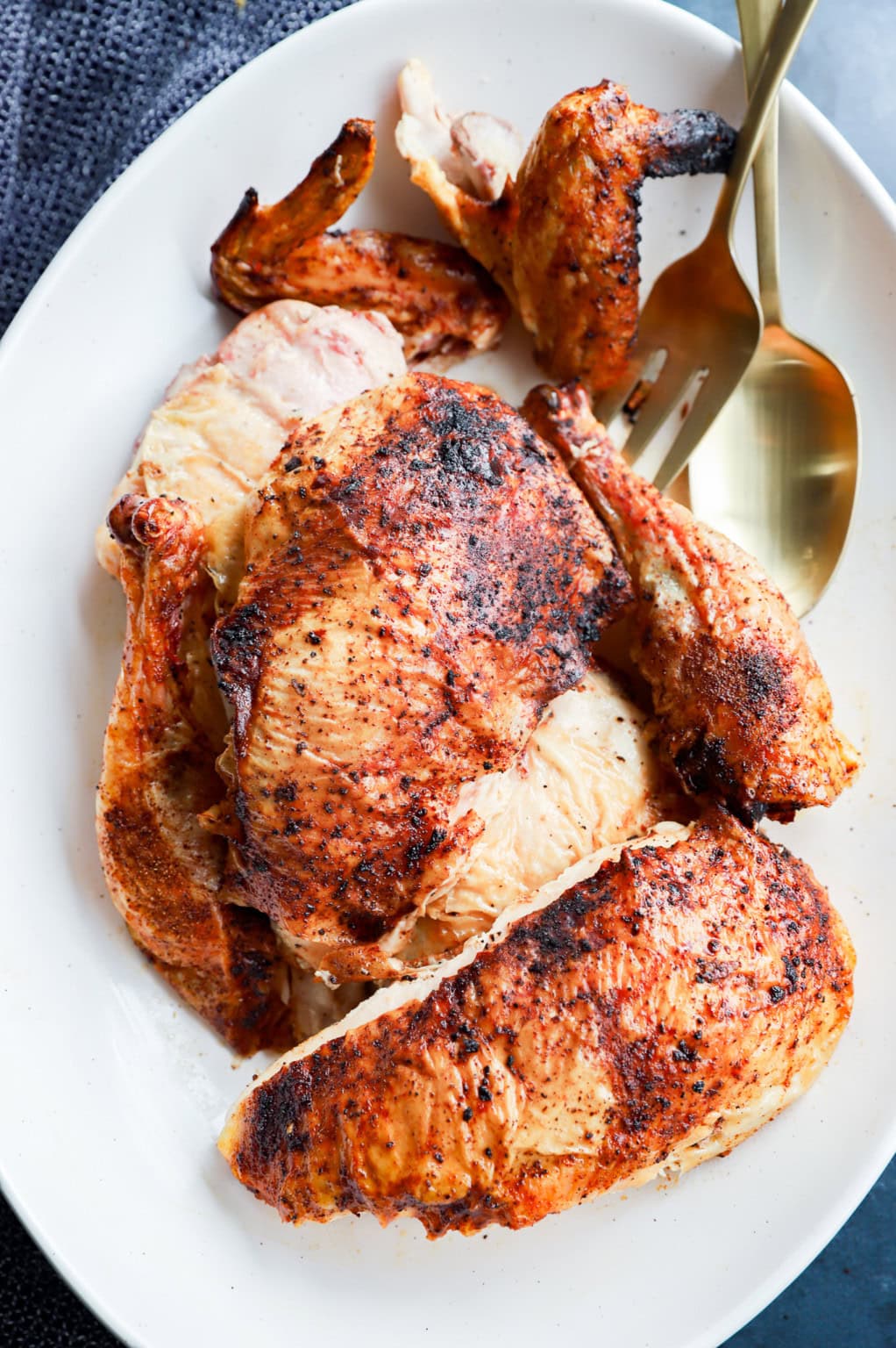 How to Make a Grilled Full Chicken (With Crispy Skin!) | Cake 'n Knife