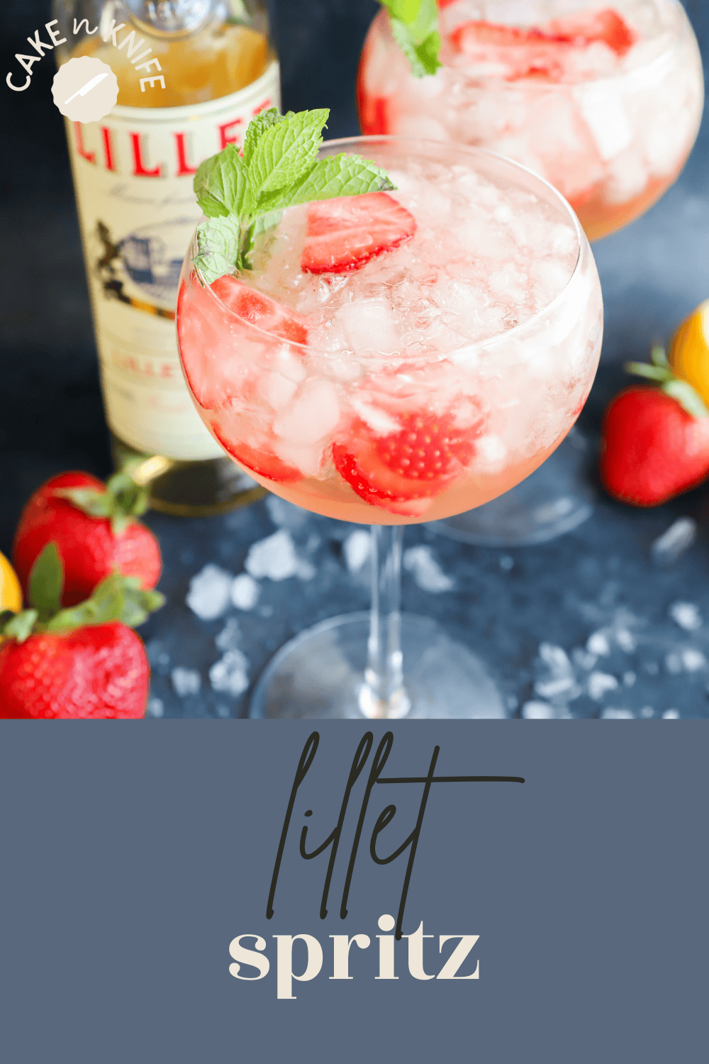 Lillet Spritz Recipe (With Lillet Blanc Or Lillet Rosé) | Cake 'n Knife