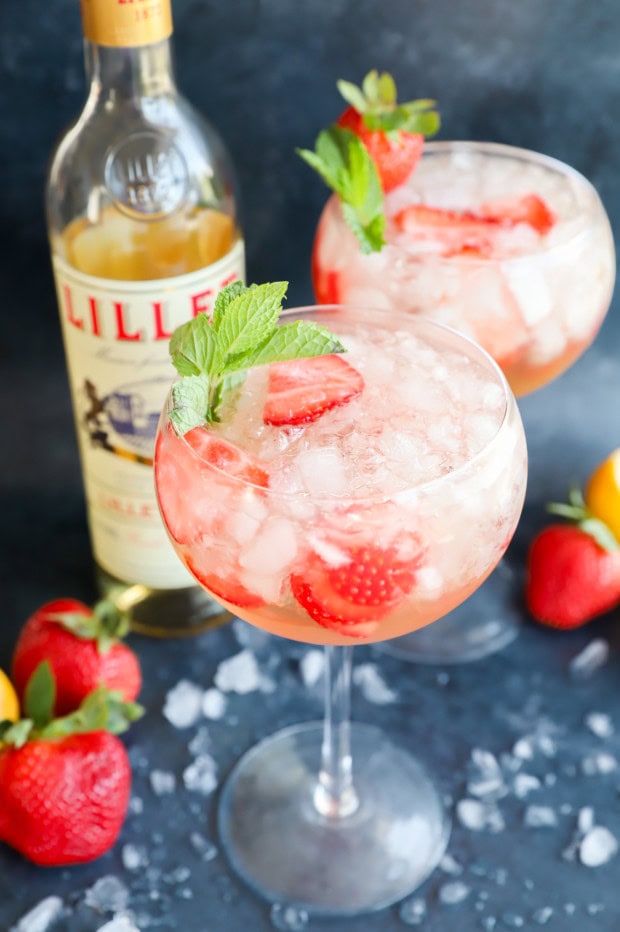 Lillet Spritz Recipe (With Lillet Blanc Or Lillet Rosé) | Cake 'n Knife
