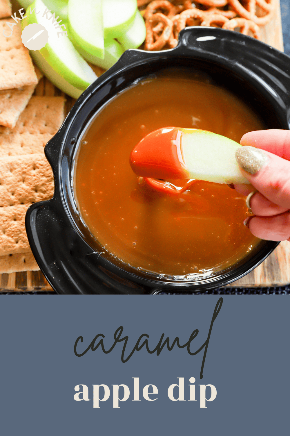 The Best Caramel Apple Dip Recipe (Only 5 Ingredients!) | Cake 'n Knife