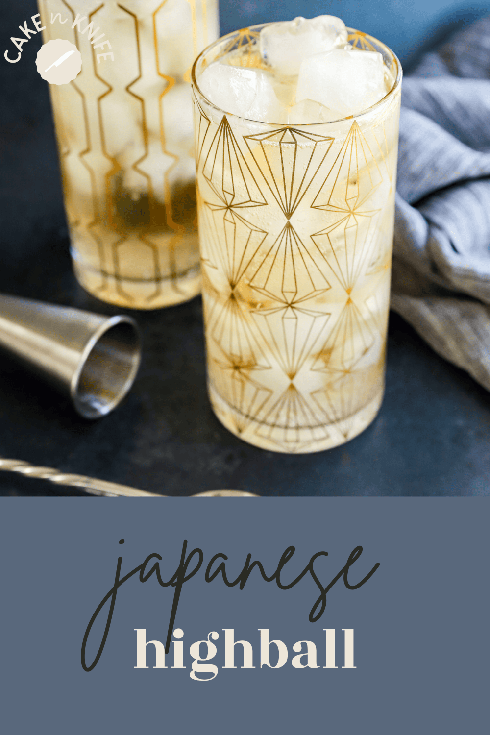 How To Make A Japanese Highball (Only 2 Ingredients!) | Cake 'n Knife