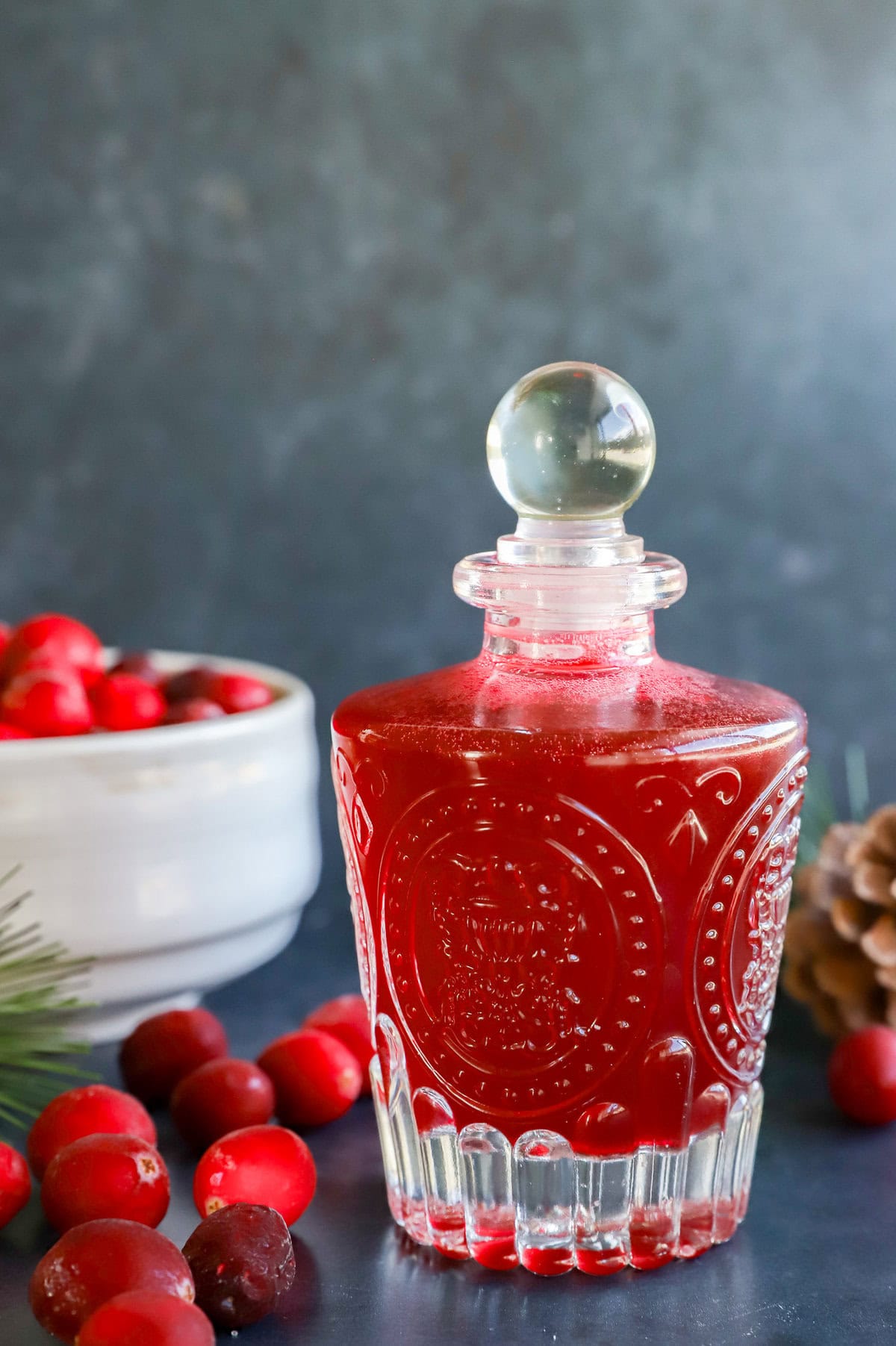 How to Make Cranberry Simple Syrup | Cake 'n Knife