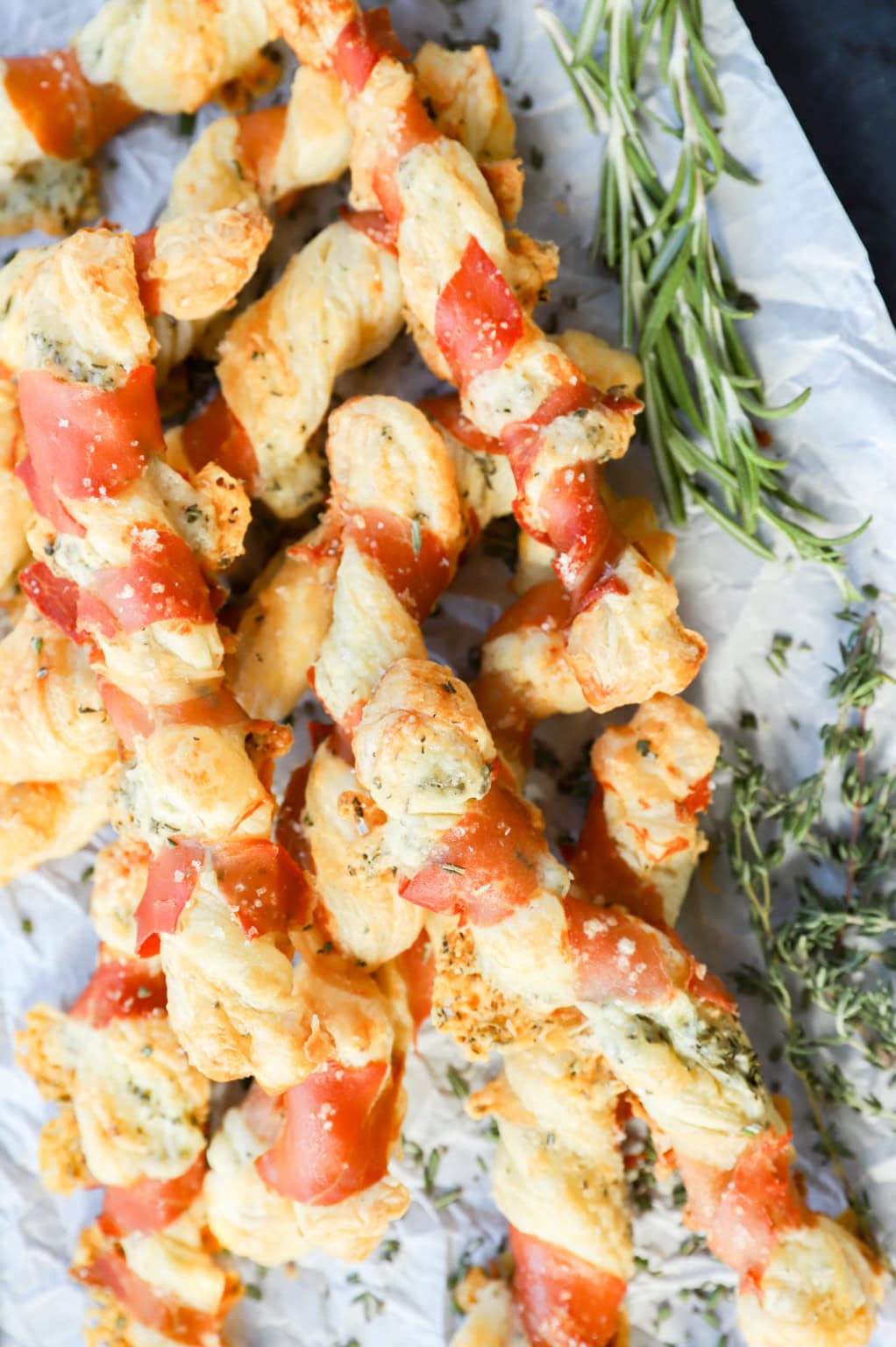 The Easiest Puff Pastry Cheese Twists with Prosciutto | Cake 'n Knife