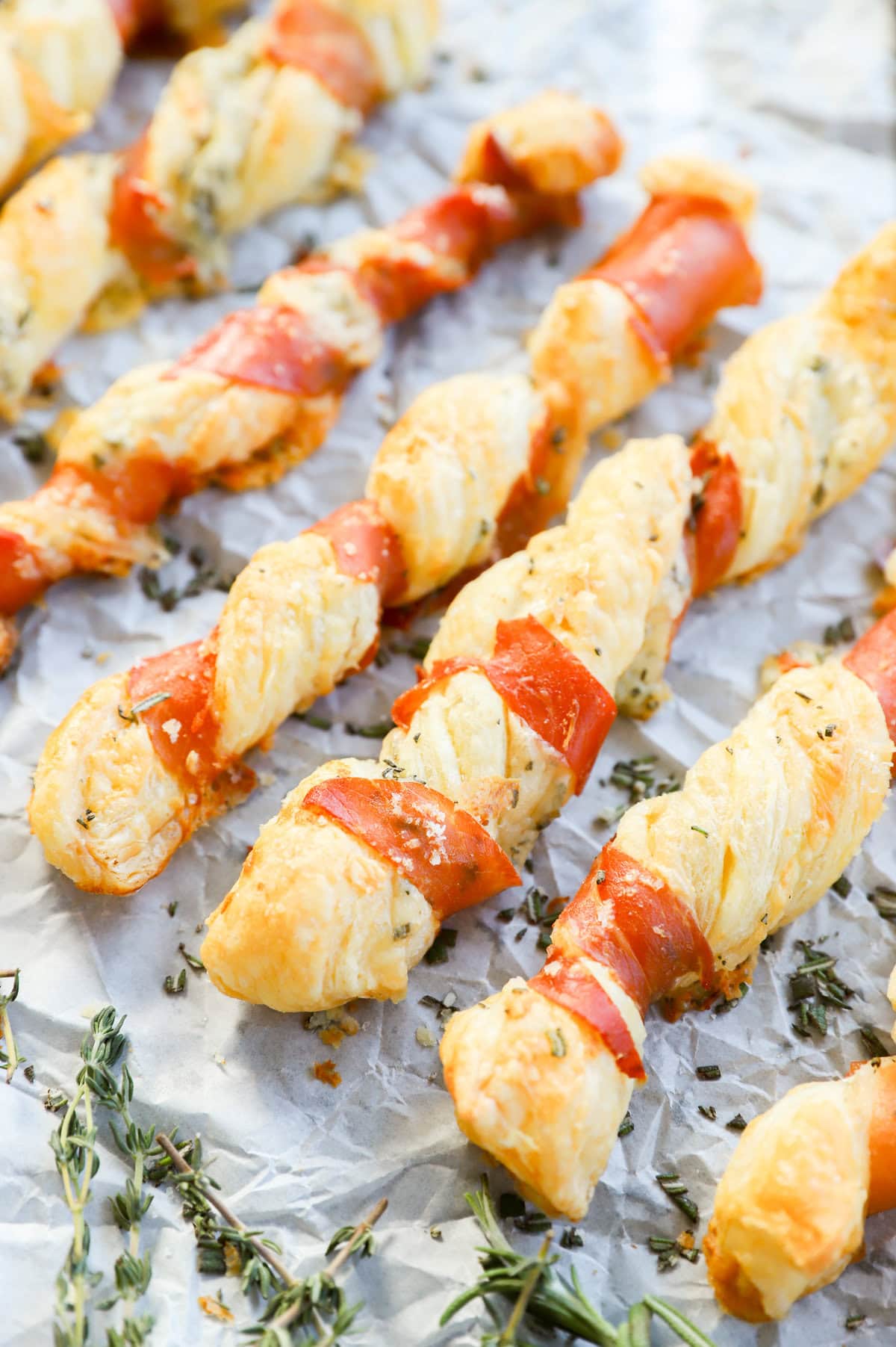 The Easiest Puff Pastry Cheese Twists with Prosciutto | Cake 'n Knife