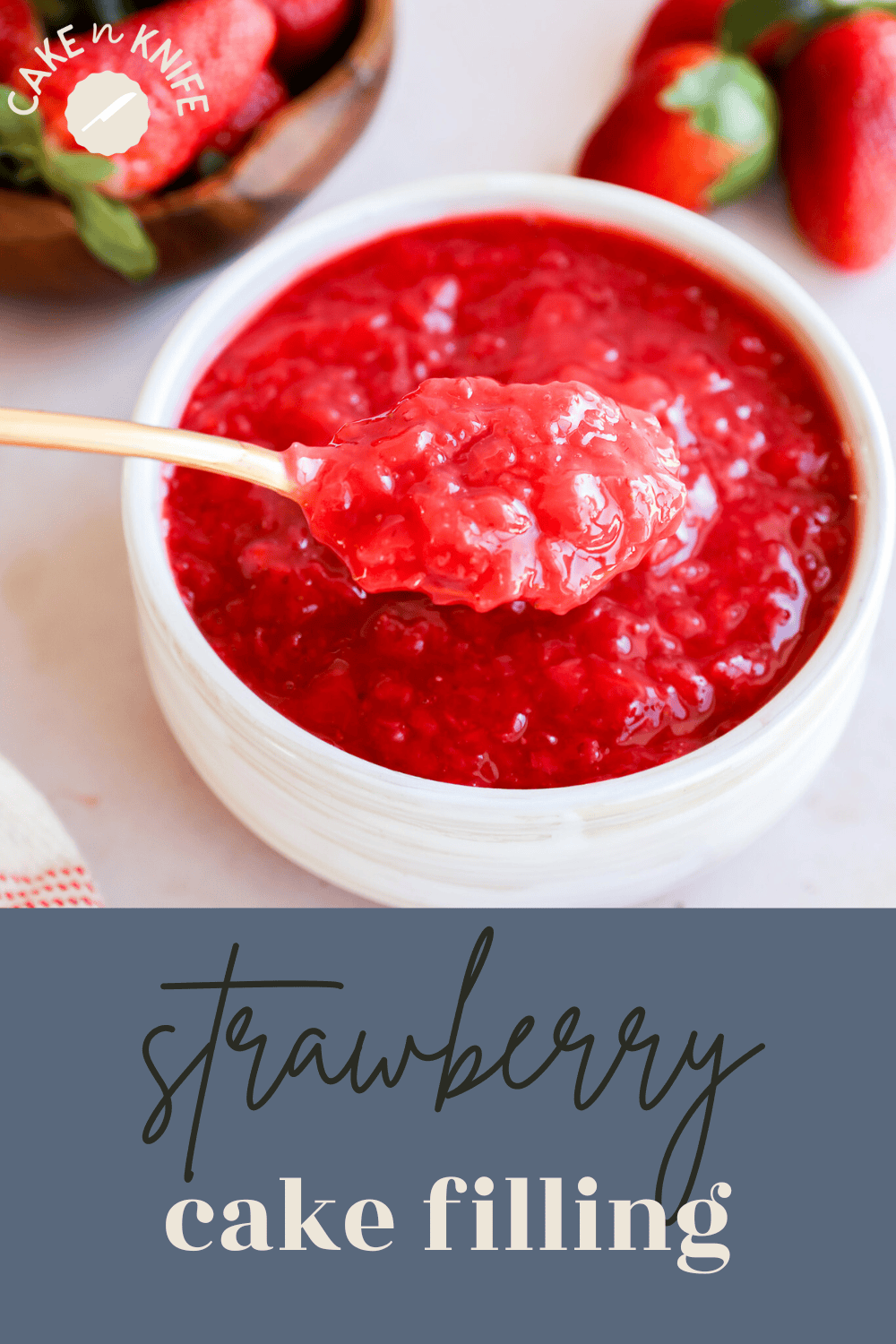 Strawberry Filling | Cake 'n Knife