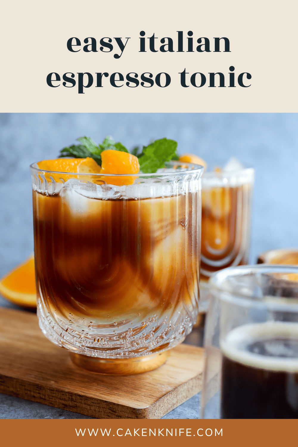 Espresso Tonic Recipe: Iced Coffee With A Twist | Cake 'n Knife