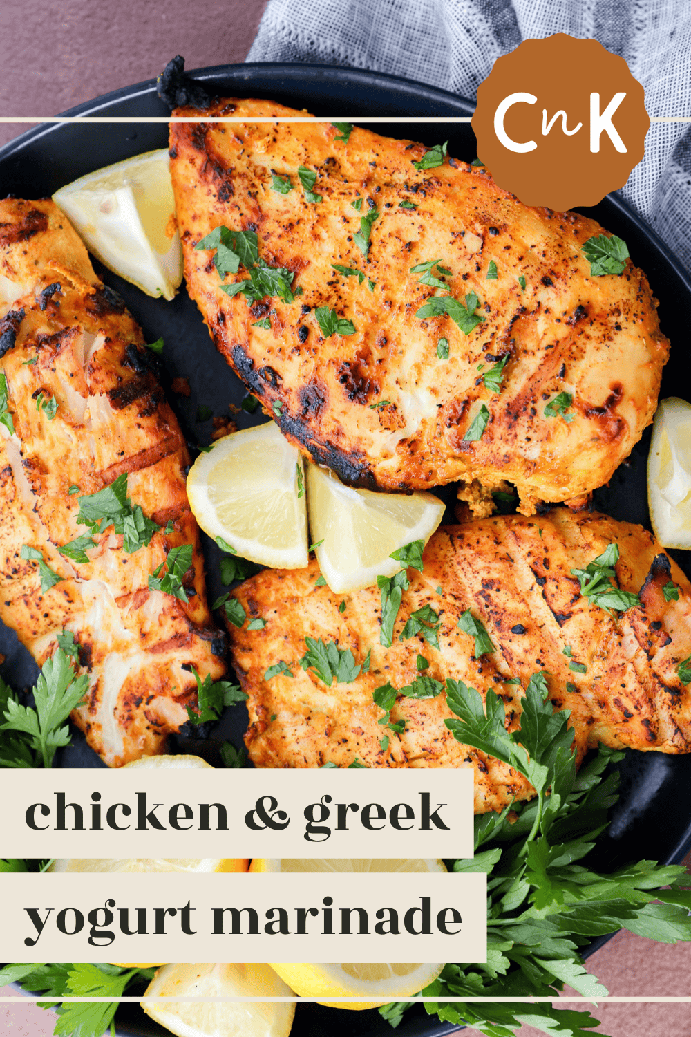 The Best Greek Chicken Marinade Recipe with Greek Yogurt | Cake 'n Knife