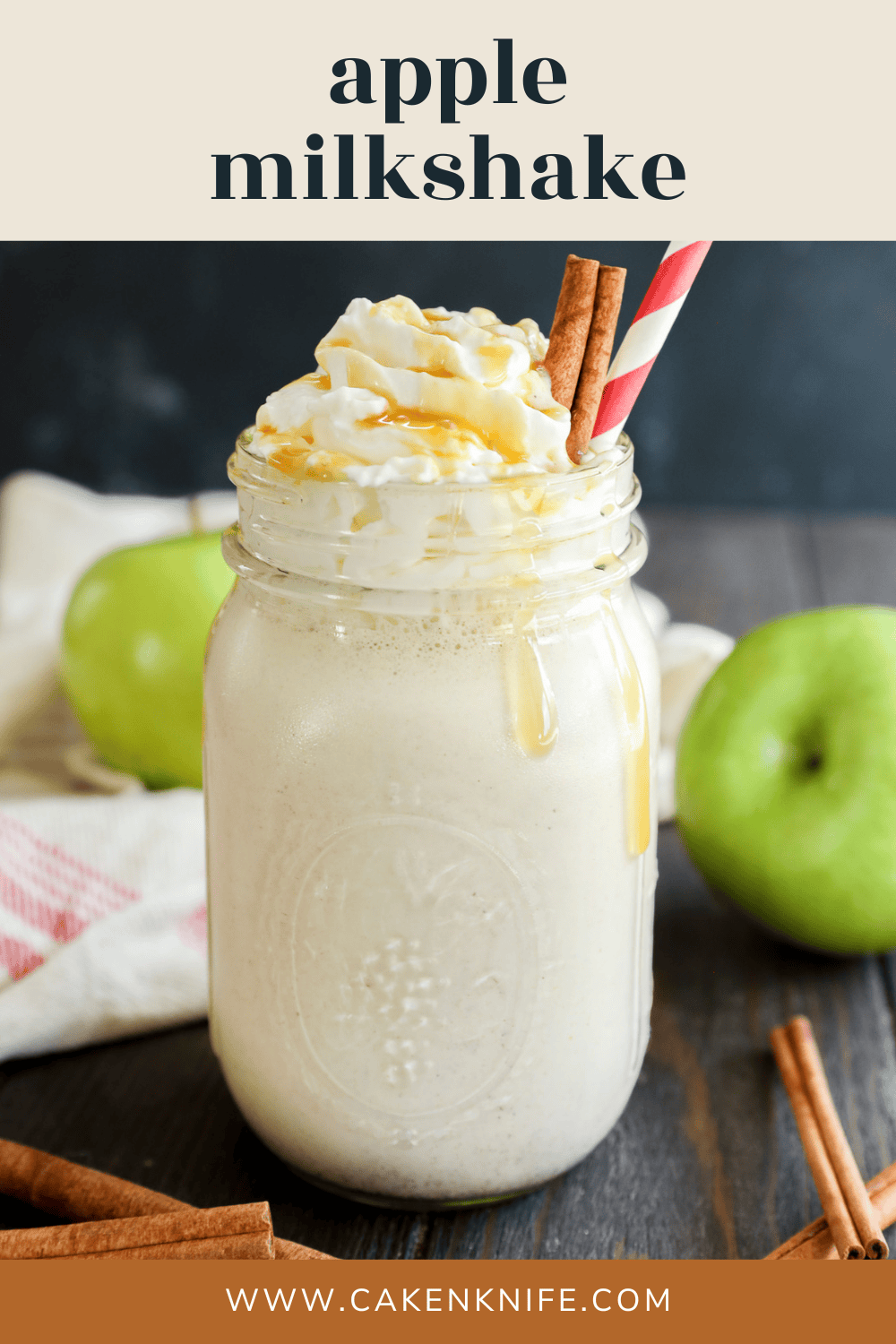 Apple Milkshake | Cake 'n Knife
